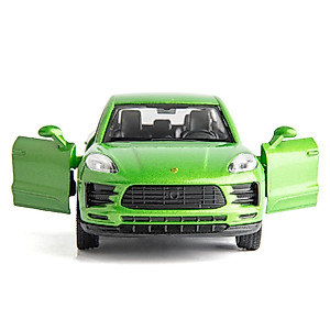 RMZ City 1:36 Scale Diecasting Alloy Car Model Porsche McCann Toy Car, Pull Back Vehicles Toy Car for Toddlers Kids Boys Girls Gift (Green)