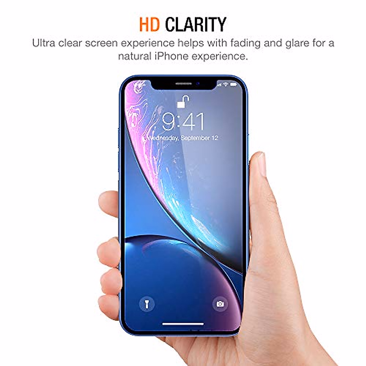 Trianium Tempered Glass Screen Protector Designed for Apple iPhone 11 (2019) / iPhone XR (2018), 3 Pack HD 0.25mm Glass 9H Film (w/Alignment Case Tool included)