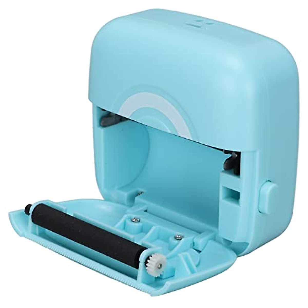 EBTOOLS Pocket Phone Printer, 200DPI Mini Portable Thermal Printing Machine, Black and White, with Printing Paper, for Picture, Memo, Blessing, Schedule, Label(Blue)