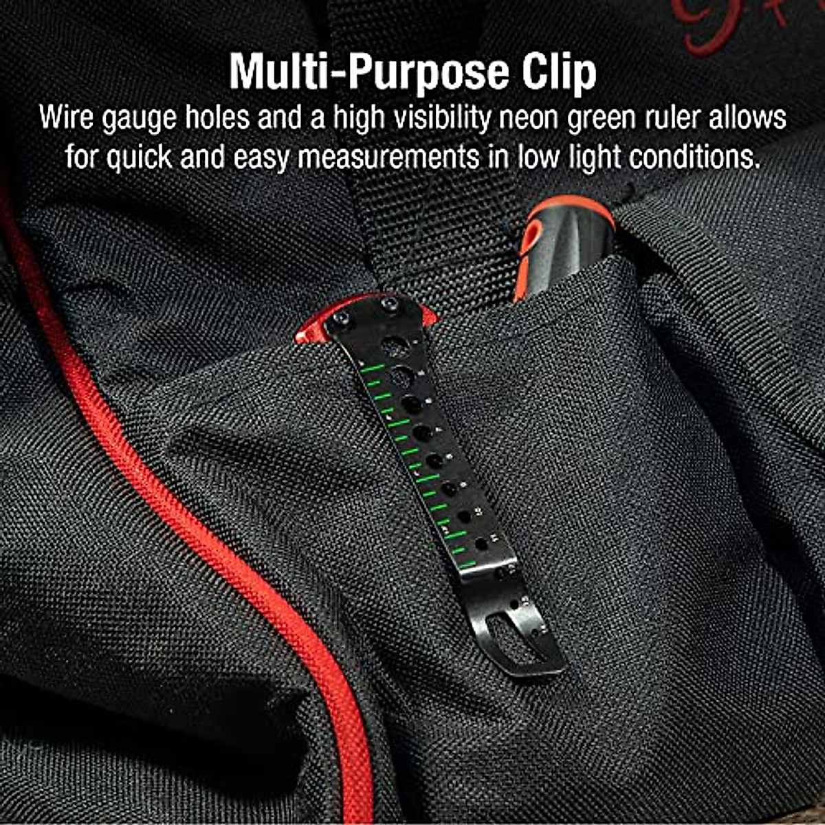 Sunex KNSAW Folding Saw Electrician's Knife with Tanto Style Blade, 2 Phillips Driver, Dual Serrated Edges, Lightweight Aluminum Handle & Multi-Purpose Clip