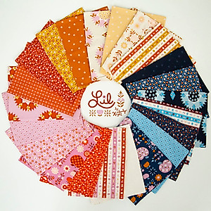 Lil Jelly Roll (40 Pieces) by Kimberly Kight for Ruby Star Society + Moda 2.5 x 44 inches (6.35 cm x 111.76 cm) Fabric Strips