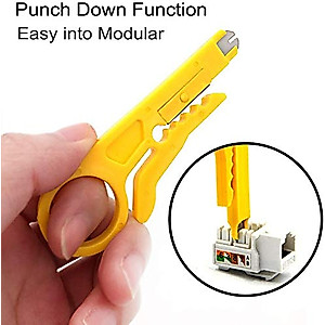 Wire Stripper Coaxial Cable Stripper Wire Cutter for RG-58, RG-59, RG-6, RG-8X, Mini-8 and LMR-240 Coax Cables – Adjustable Coax Stripping Tool
