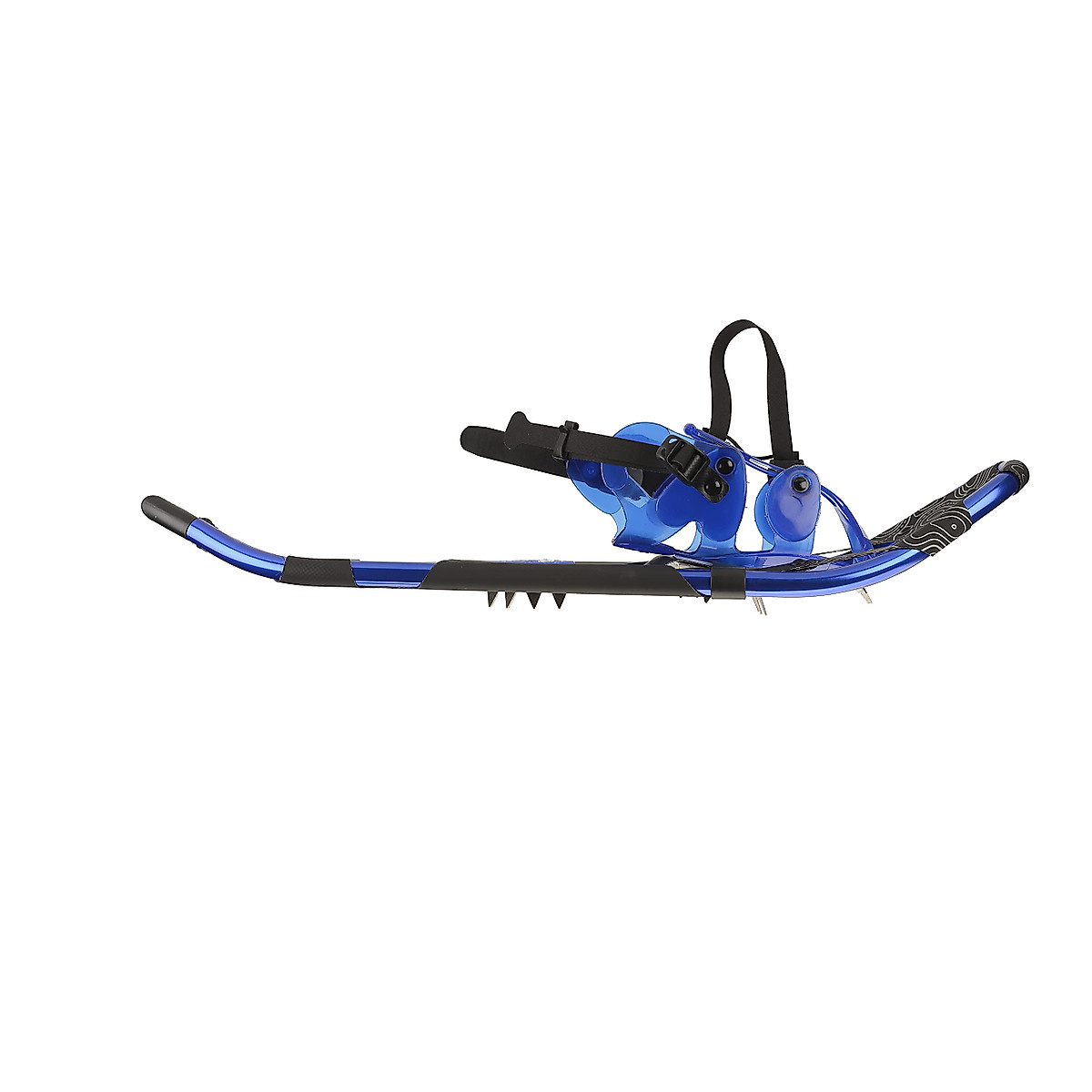Crescent Moon All Terrian Unisex Snowshoe - Sawtooth 27 (Blue): Unisex All Terrain Snowshoe with Award Winning Single Loop Pull Binding, Stainless Steel Crampons and Heel Lifts