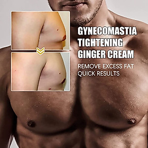 SoliPac Gynecomastia Tightening Ginger Cream - 30ML Tightening Ginger Cream,Effectively Shrinks Men Chest Tightening Ginger Cream (1 PCS)