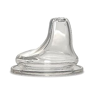 NUK Replacement Silicone Spout, Clear, 1 Count Pack of 3