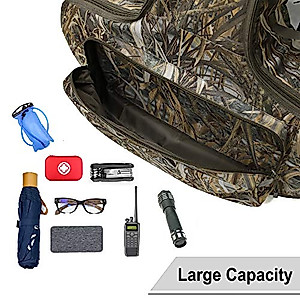 MYDAYS Soft Crossbow Case,Camo Padded Archery Bow Carrier Bag with Backpack Straps for Outdoor