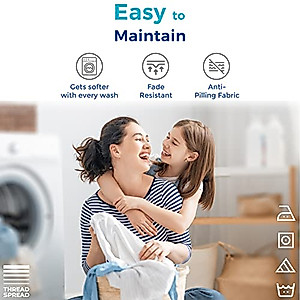 THREAD SPREAD Queen/Full Duvet Cover, 1000 Thread Count Sateen 3 Piece Egyptian Cotton Quality Duvet Cover, 100% Pure Cotton Comforter Cover, 2 Pillow Shams, Zipper Closure, 7 Corner Ties - (White)