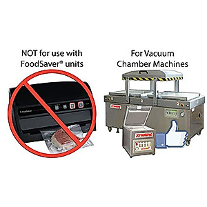 Vacuum Chamber Pouches - 3 Mil - (8 x 10-1000/CS)