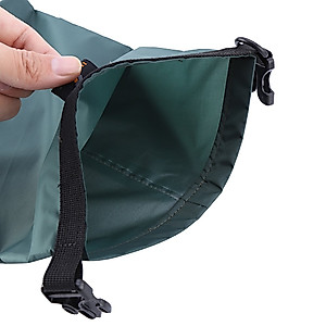 Camping Equipment Storage Dry Bags, Waterproof Bag Storage, 3pcs Foldable Green Dry Bag Storage for Sailing Hiking Rafting Kayaking