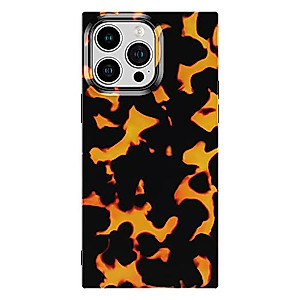 Cocomii Square iPhone 12 Pro Max Case - Slim, Glossy, Black & Amber, Classic Tortoiseshell, Anti-Scratch, Shockproof - Compatible with iPhone 12 Pro Max (Tortoise)