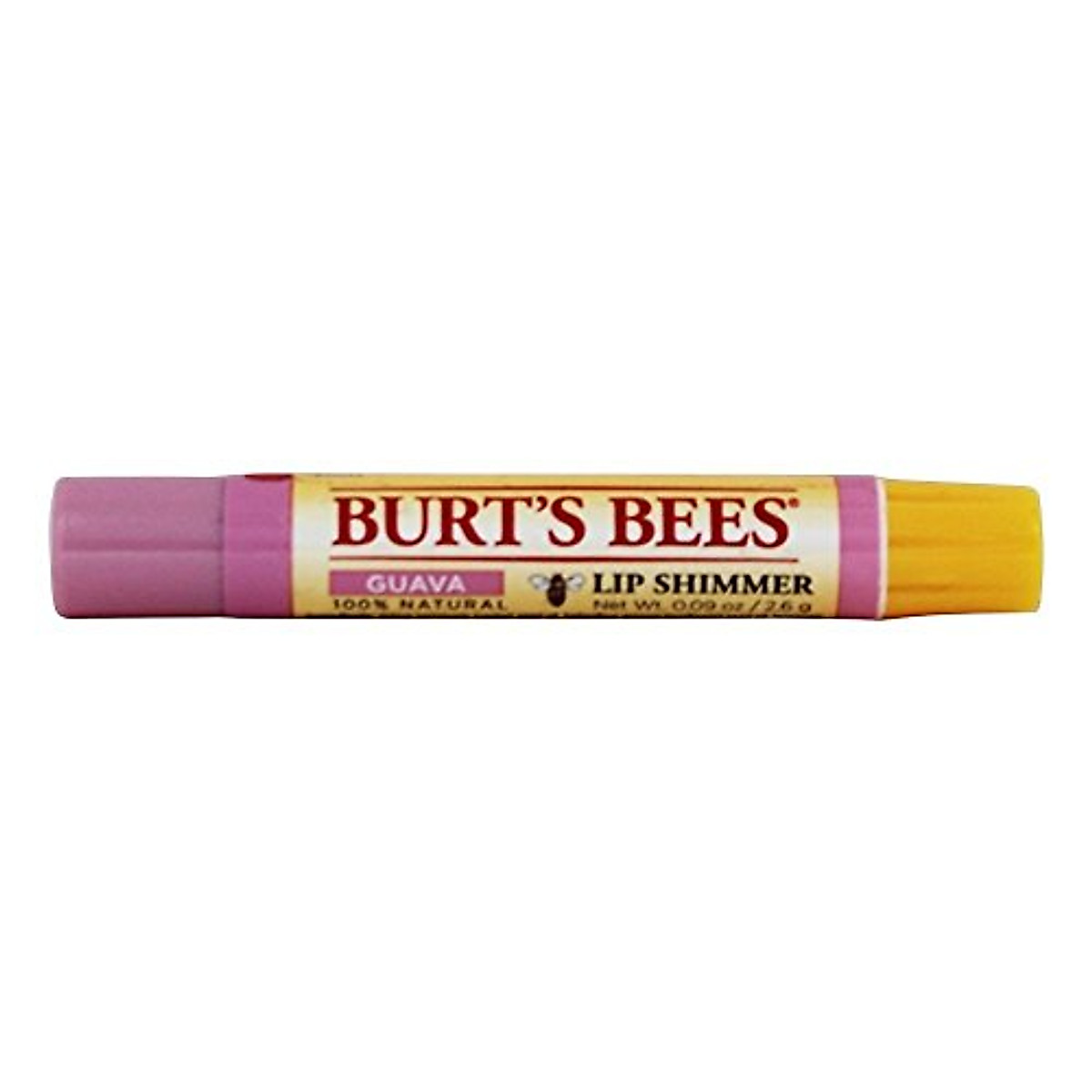 Burt's Bees Lip Shimmer - Guava, 0.09 Ounces each (Value Pack of 5)