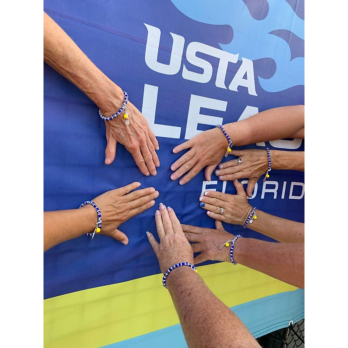 Tennis Karma Bracelet - Great Tennis Gift for Women (Turquoise)