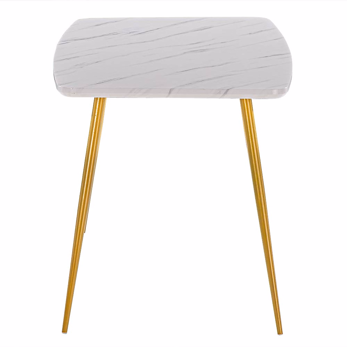 GAJUST Elegant White Marble Dining Table - Timeless Beauty