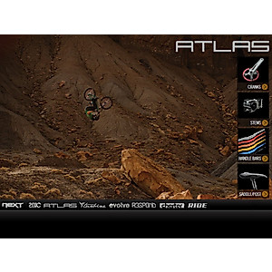 Race Face Atlas Mountain Bike Stem with 35x35mm Clamp, Black, 1 1/8-Inch