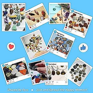 KomeStone Rock Tumbler Grits Kit, 4 Lbs, Polishing Grits & Ceramic Pellets Kit, Polish up to 25 Lbs Rocks, Compatible with Any Rocks & Rock Tumlers & Stone Polishers