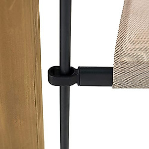 Sunjoy Cedar Pergola 10 x 11 ft. Wooden Hot Tub Pergola with Adjustable Canopy and Privacy Screen by SummerCove