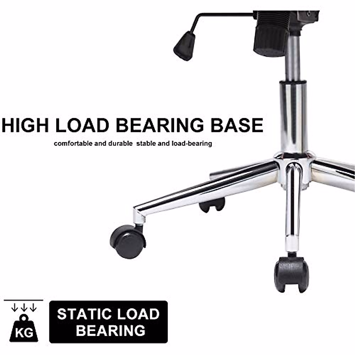 ECBETCR Chair Desk Chair Swivel Ergonomic Office Chair Mid Back Office Chair Ergonomic Swivel Desk Office Chair with Lumbar Support Adjustable Height PU Leather Computer Task Chairs