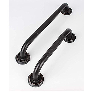 700Brass 24-Inch Grab Bar Featuring Anti-Slip Handrail, Oil Rubbed Bronze, Bathroom Bathtube Shower Safety Rail