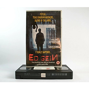 Ed Gein: Based On True Events - Psychotic Serial Kiler - Large Box - Pal VHS