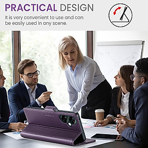 Taneny for Oneplus Nord N30 5G Case,[RFID Blocking] PU Leather Wallet Flip Folio Case with Card Holder Kickstand Shockproof Phone Cover for Oneplus Nord N30 5G 2023 (Purple)