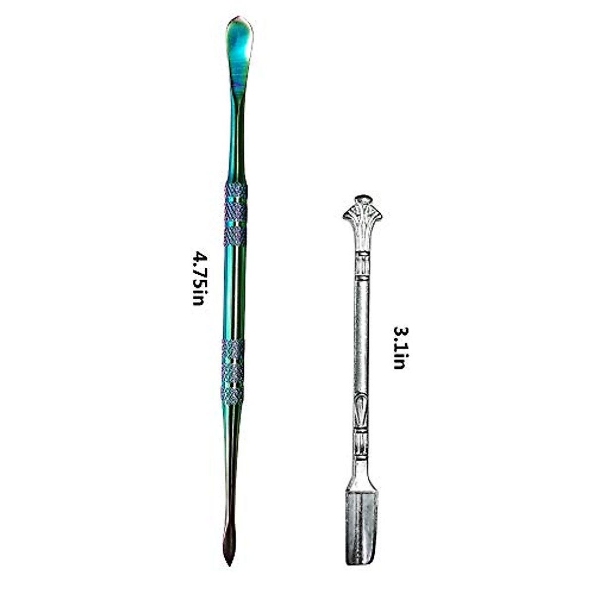 Lmbros Wax Carving Tool Rainbow Stainless Steel Tools for Major Key to Success (3pcs)