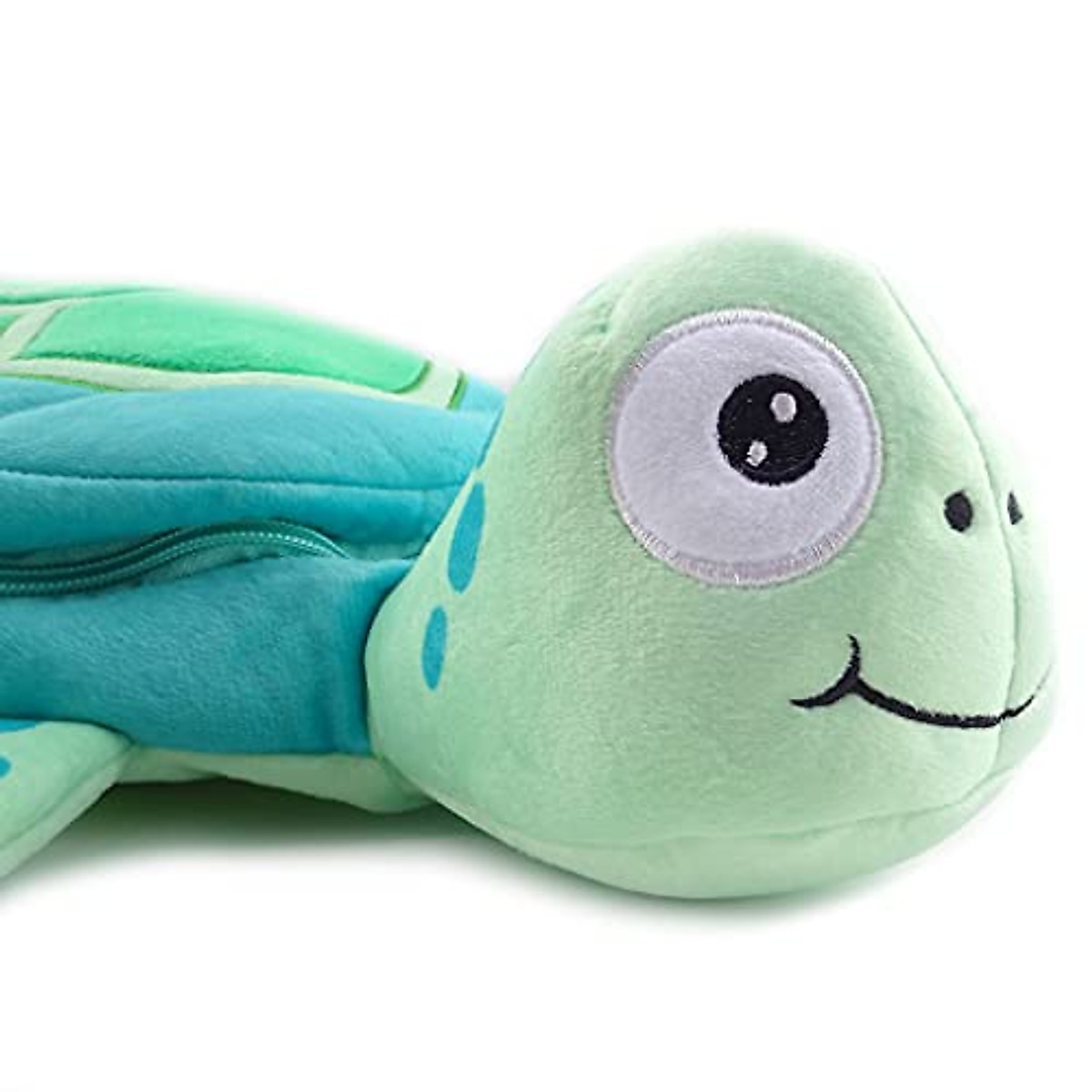 FunnyBuddy Unisex Green Turtle Plush Cute Stylish Animal Backpack 43x30x13CM