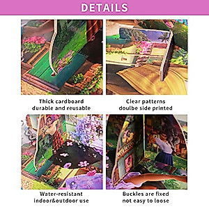 Encanto Birthday Party Decorations Supplies for Kids Girls 3-Tier Cupcake Stand Holder Cupcake Decorations Round Serving Tray Stand Dessert Tower Encanto Party Decor