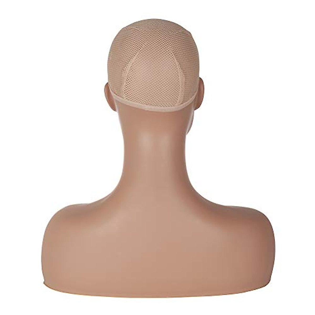 Realistic Female Mannequin Head with Shoulder Display Manikin Head Bust for Wigs,Makeup,Beauty Accessories Displaying