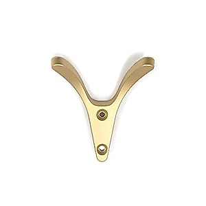 Bitray 4 PCS Coat Rack Wall Mounted Coat Clothes Hook for Towel/Robe Clothes Hook, Zinc Alloy Bedroom Hook for Closet Top Bathroom Kitchen Cabinet Garage,Gold