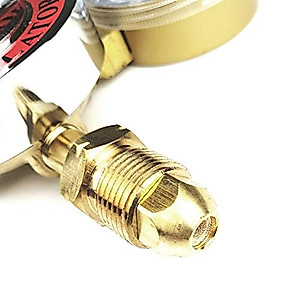 Welding Gas Welder Acetylene Regulator CGA 510 Inlet 0-400 PSI Outlet 0-30 PSI