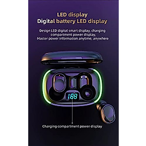 Y70 EarphoneTWS (True Wireless Stereo) Earbuds Bluetooth Headphone for iPhone, Samsung,LG and Other Mobile Phones, Tablets,TV's, Smart Bluetooth Devices