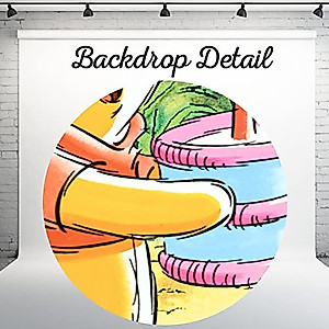 Watercolor Pooh Bear 1st Birthday Backdrop Winnie and Friends Spring Tree Background Boys Girls 2nd Birthday Decorations Kids Birthday Party Banner 7x5 ft 135