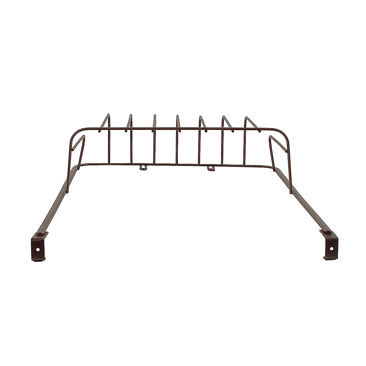 Spectrum Diversified Ashley Board & Bakeware Holder No-Installation Cupboard Cookie Sheet, Cutting Board Organizer for Cabinet, Baking Accessory Storage, Large, Satin Nickel