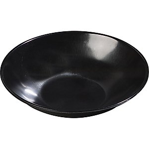 Carlisle FoodService Products 575B03 Melamine Salad Bowl, 13-oz. Capacity, 2" Height x 6" Diameter, Black (Case of 72)