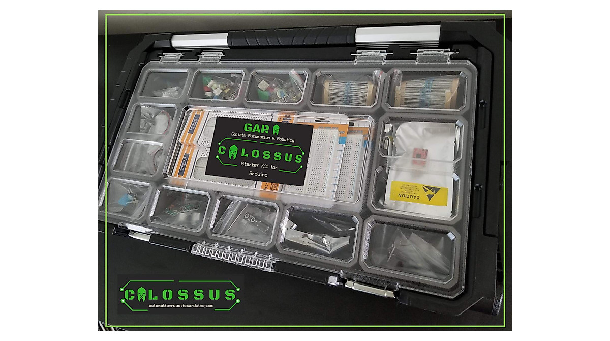 GAR Colossus Arduino Kit: Robotics, IoT, ESP32 & More!