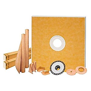 Schluter Kerdi Shower Kit 72" x 72", ABS Flange