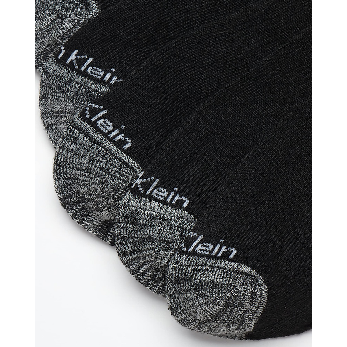 Calvin Klein Men's Quarter Socks - 12 Pack Soft Cushioned Athletic Ankle Socks for Men - Breathable Men's Sports Socks, Size 7-12, Black CK