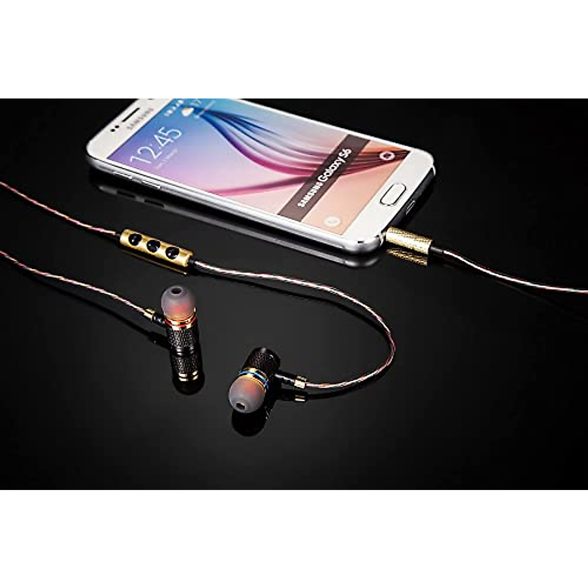 Betron YSM1000 in Ear Headphones Wired Earphones with Mic Microphone Volume Control Stereo Ear Buds Deep Bass Case 3.5mm Jack