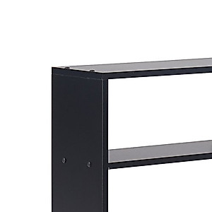 Danya B. Large Rectangular Black Shelf Unit