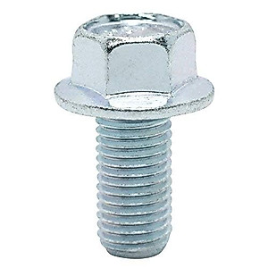 (15pcs) BelMetric M10X1.25X20mm JIS Hex Head Flange Bolt 14mm Wrench, Class 10.9 Plated Zinc for Automobile, Motorcycle, and Mechanical Applications BF10X1.25X20CLZ