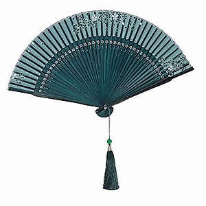 CLISPEED 3pcs Folding Fan Cosplay Fan Prop Personal Fans Hand Fan Kung Fu Fans Orient Fans Chinese Dance Fans Chinese Fan Foldaway Fan Bamboo Decor Cosplay Prop Cloth Miss Household East