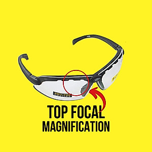 SSP EYEWEAR Top Focal Tactical Safety Glasses Kit with Assorted Interchangeable 2.00 Top Focal Lenses, TF200 AMZ KIT