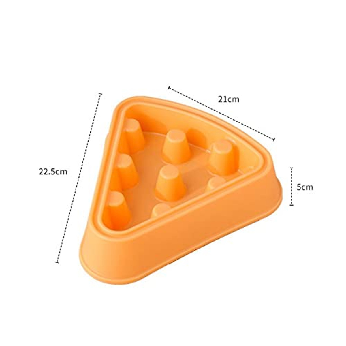 FUUIE Bowls for Food and Water Functional Pet Bowl Multifunctional Slow Food Bowl for Pets (Color : Blue)