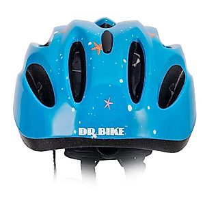DRBIKE Kids Bike Helmet for Boys and Girls Ages 3-5 Years, Adjustable & Lightweight Toddlers Cycling Helmet, Multi-Sport Roller Skating Scooter, Blue S