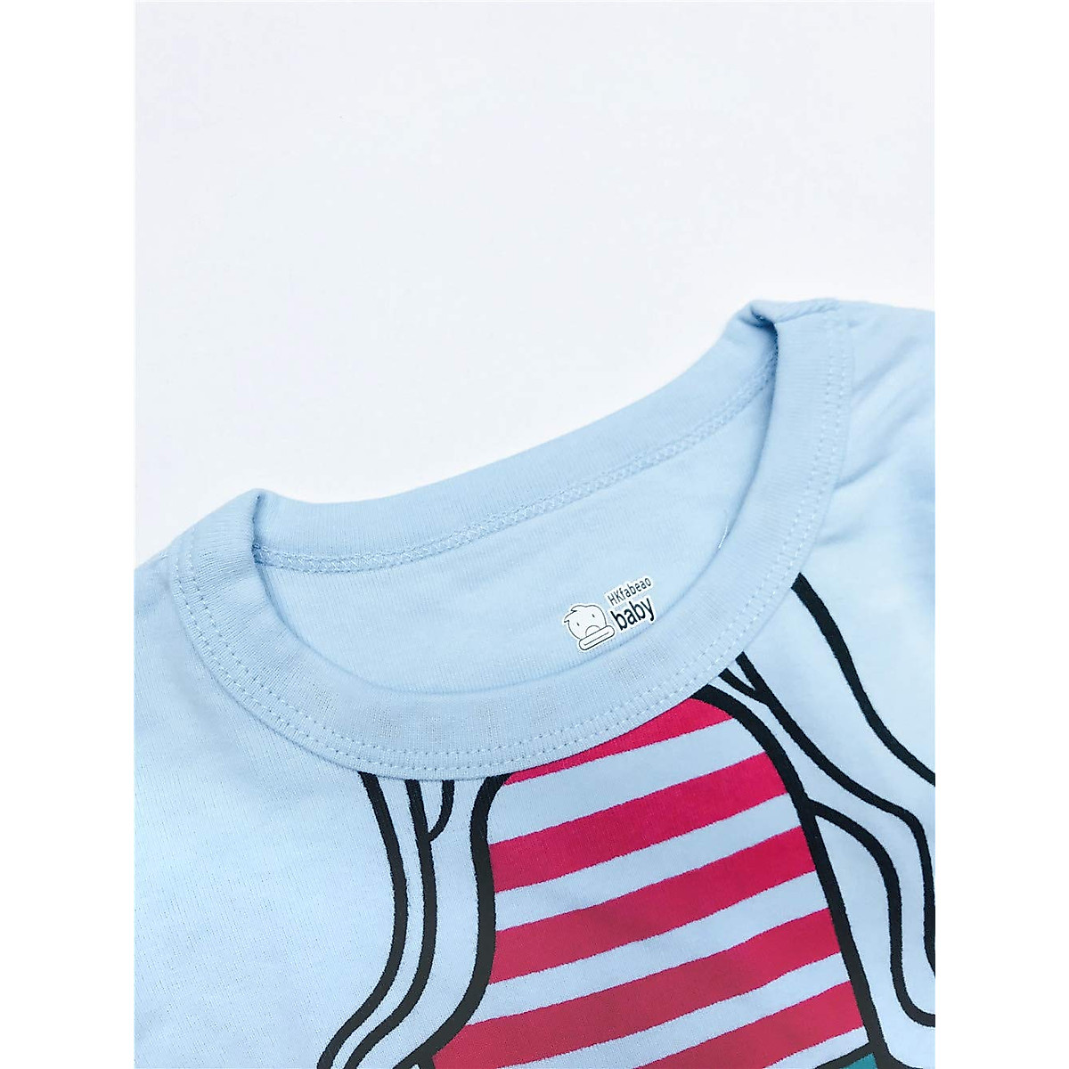 LitBud Girls Kids Chirstmas Mermaid Pajamas Sleepwears 2pcs Long Sleeves Pjs Nightwear Tops + Pants Sets for Girls Toddler Size 4-5 Years 5T Thanksgiving Gift