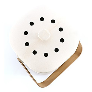 Bamboozle Food Compost Bin, Indoor Food Composter for Kitchen (Natural)