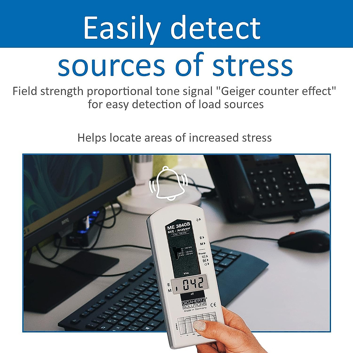 Gigahertz Solutions ME3840B Low Frequency (NF) Electrosmog Meter