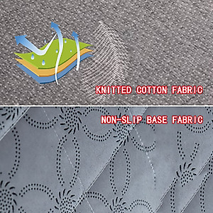 Facial Massage Table Bed Cover Mattress Pad 5Cm Thickness Memory Foam Mattress Topper for Spa Bed Massage Table Protection Pad with Holes Square/Round/Trapezoidal Head,Trapezoidal,80x180cm