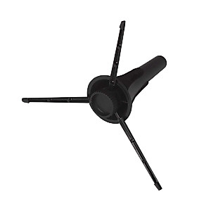 Portable ABS Clarinet Stand Folding Oboe Tripod Stand Holder with Detachable 3-Leg Metal Support Wind Instrument Accessory