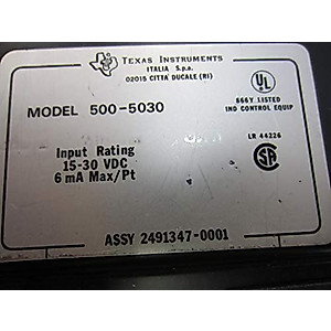 Texas Instruments 500-5030 LVDC Input Module T97078
